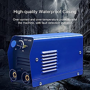 BUZHI Arc Welder, Portable Arc Welding Machine 20-250A Mini Electric Welder High Frequency Transformer ARC Stick Welding Equipment for Metal Welding Acid Alkaline Welding Cellulose Rods