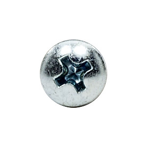 Rok Hardware 100 Pack #8 x 3/4" Deep Coarse Thread Phillips Pan Head Wood Screws Zinc Plated MDF