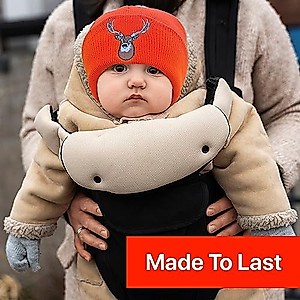 Klarny Outdoors Winter Hat for Kids - Adorable Beanie for Babies | Knitted Skullcap for Boys & Girls | for Ages 0-36 Months Blaze Orange