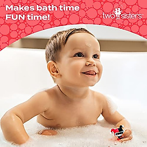 Two Sisters Bubble Bath Bombs Superhero Surprise Set for Kids | Super Hero Toys Inside | 6-Pack Set in a Gift Box | Safe for Sensitive Skin | Fizzy and Bubbly Bath Balls for Boys & Girls