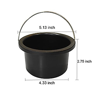 ChoJiah New Upgrated Black Single Wax Warmer Professional More Faster Melted Wax Beads for Hair Removal with Non-Stick Pot