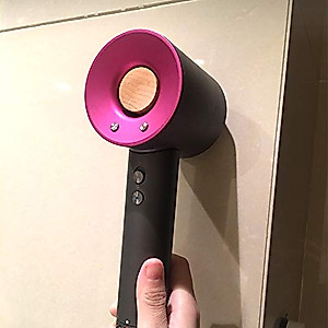 TINTON LIFE Wooden Wall Mounted Bathroom for Dyson Supersonic Hair Dryer Holder(Standard)