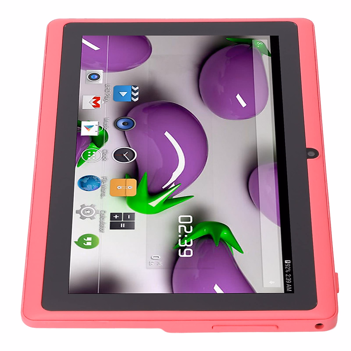 7 Inch Kids Tablet, 32GB Quad Core Eye Protection Kids Tablet,Support Wifi, Bluetooth,GPS Multifunction, Ront and Rear Dual Cameras, Puzzle Early Education Tablet PC Gifts for Kids Birthday(Pink)