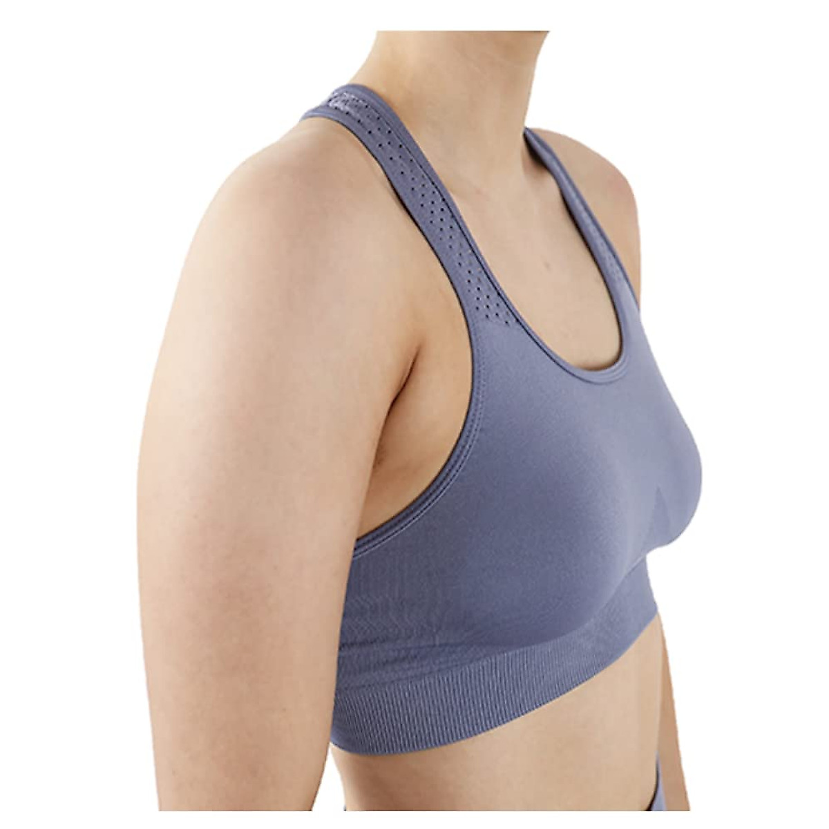 Pretty Polly Women's Eco Active Wear Crop Top, Purple (Blueberry), Small/Medium