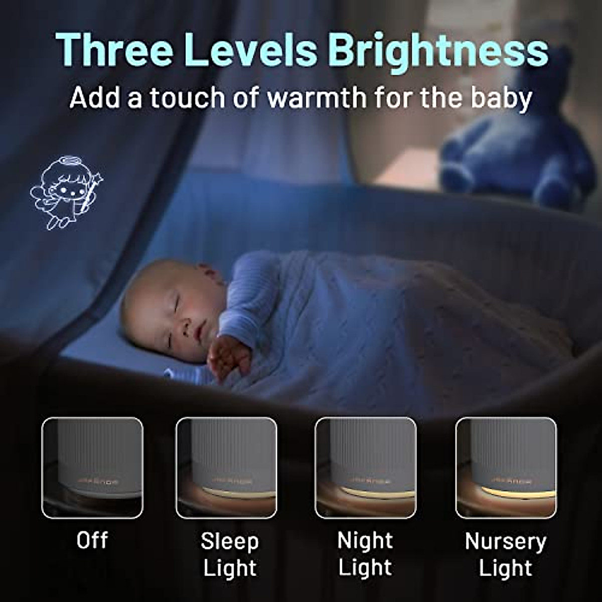 2 Pack Air Purifiers for Small Room-Jafanda H13 True HEPA Filter Air Filters for Home Remove 99.97% Allergies Dander Dust Smoke Pollen Pets Hair, Black and White