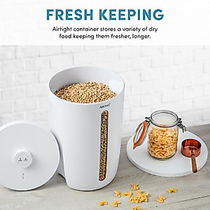 Aroma Housewares Vacuum Sealed Food Storage Container, White, 12 liters, ARD-168