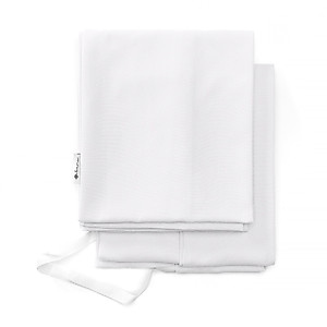 Covers for Avana Mattress Elevator - King Size, Covers ONLY, Poly/Cotton, White