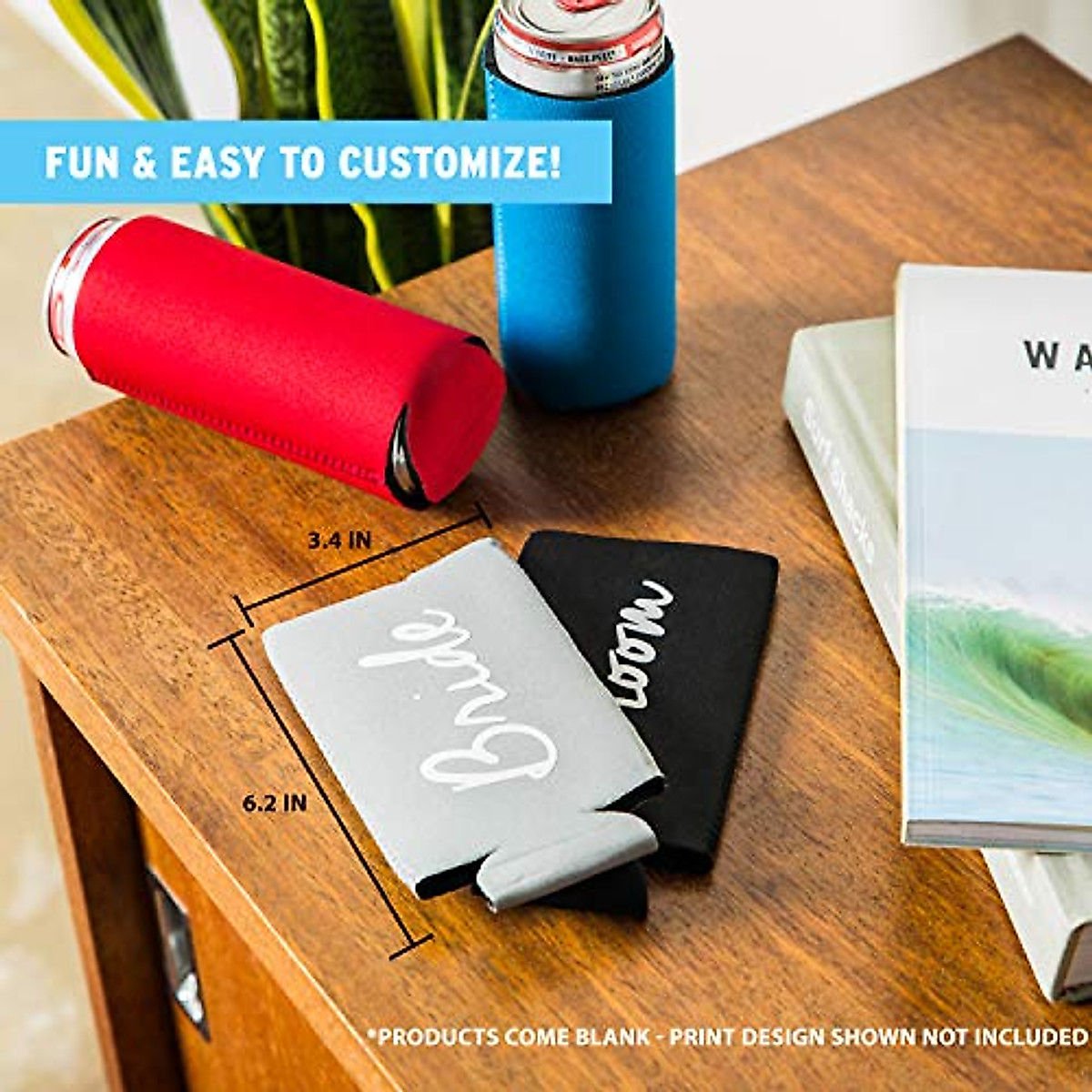 Slim Can Cooler Sleeves (9 Pack) for White Claw Sleeves for 12oz Skinny Can Coolers - Soft Insulated Slim Sleeves for Cans - Beer Sleeves for Cans like Michelob Ultra Can Holders for Tall Skinny Cans