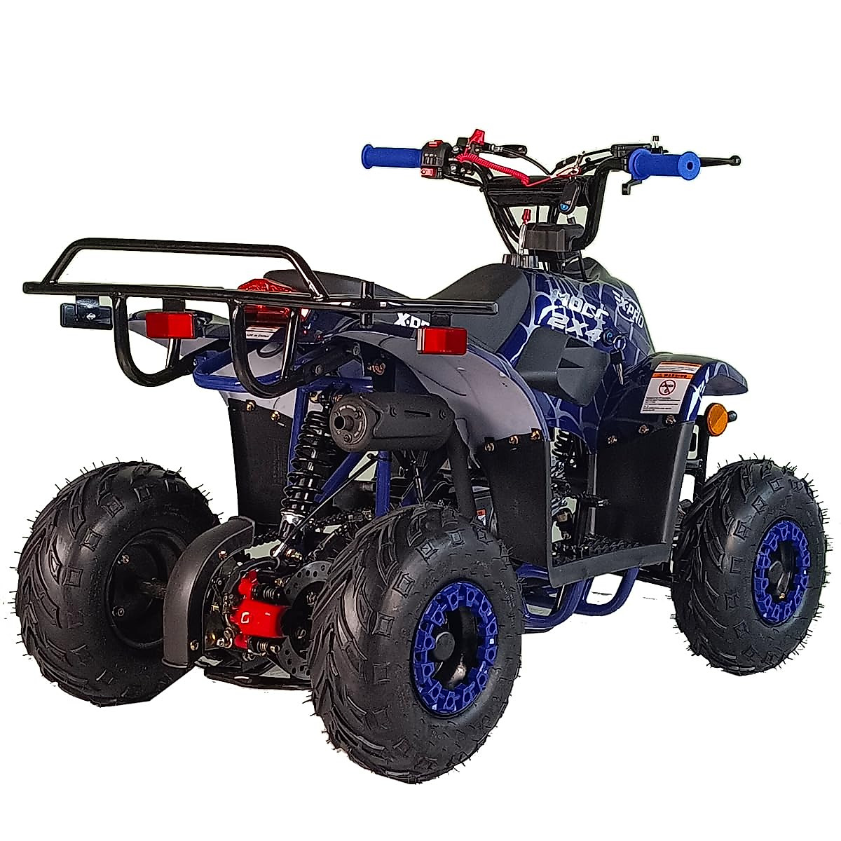 X-PRO 110cc ATV Quad ATVs Quads 110cc 4 Wheeler ATVs ATV 4 Wheelers，Spider Blue