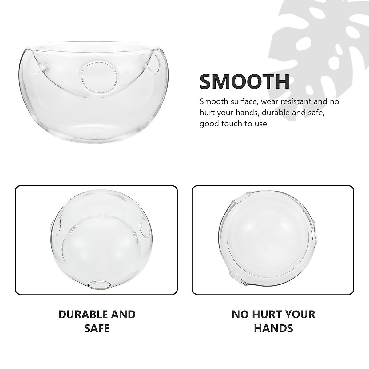 Yardwe Glass Salad Bowl Set w/ Ice Chiller Base Cold Serving Dish Set w/ Ice Chamber Dry Ice chilled serving bowl Double Salad BowlChilled Pasta Fruit Salad ( 10X10X6CM ) (O98VT2316439GKBALJ)