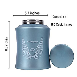 Angle Wings Urns for Human Ashes - Cremation Urns Adult for Funeral, Burial or Home - Decorative Urn for Ashes Male Female