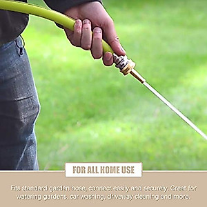 Suntai Solid Brass Jet Sweeper Jet Nozzle, 3 Pack