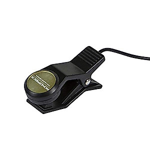 Monoprice Clip On Pickup - 1/4-Inch Straight Plug, Easy Tuning, 8 Foot Cable, Black