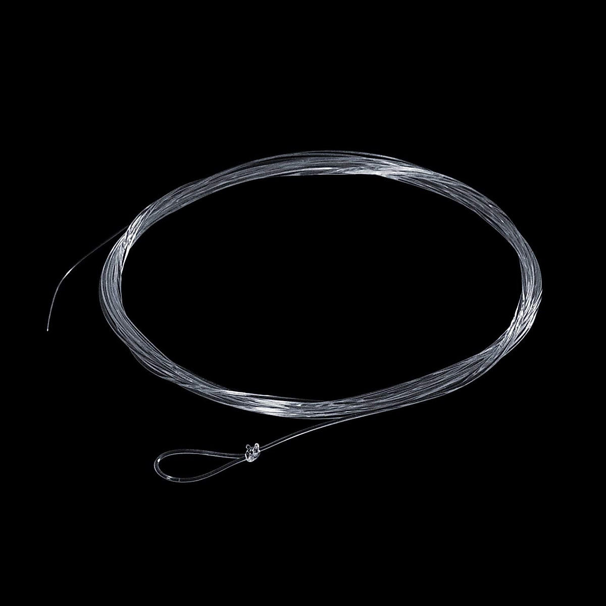 Piscifun Fly Fishing Leader with Pre-Tied Loop, Tapered Fly Line Leader, Nylon, Clear, 9ft, 6 Pack, 5X