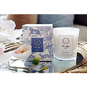 Chez Juju Natural Soy Wax Candle | Wild Bluebell & Musk | Luxurious Scented Candle Fragrance Aromatherapy | Clean Burning | Handcrafted | Plant-Based Vegan Eco Friendly | Pure Fine Essential Oils