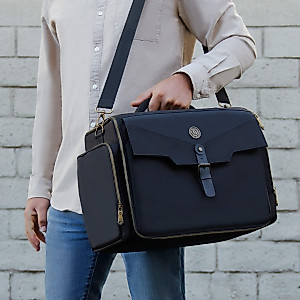 ENHANCE Portable Miniature Figure Storage & Carrying Case - 4 Foam Layers fits 108 Infantry Minis & Pick & Pluck for Large Figures - Book Sleeve & 2 Accessory Pockets for Measuring Tape, Dice & More