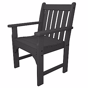 POLYWOOD® Vineyard Conversation Chair, Slate Grey