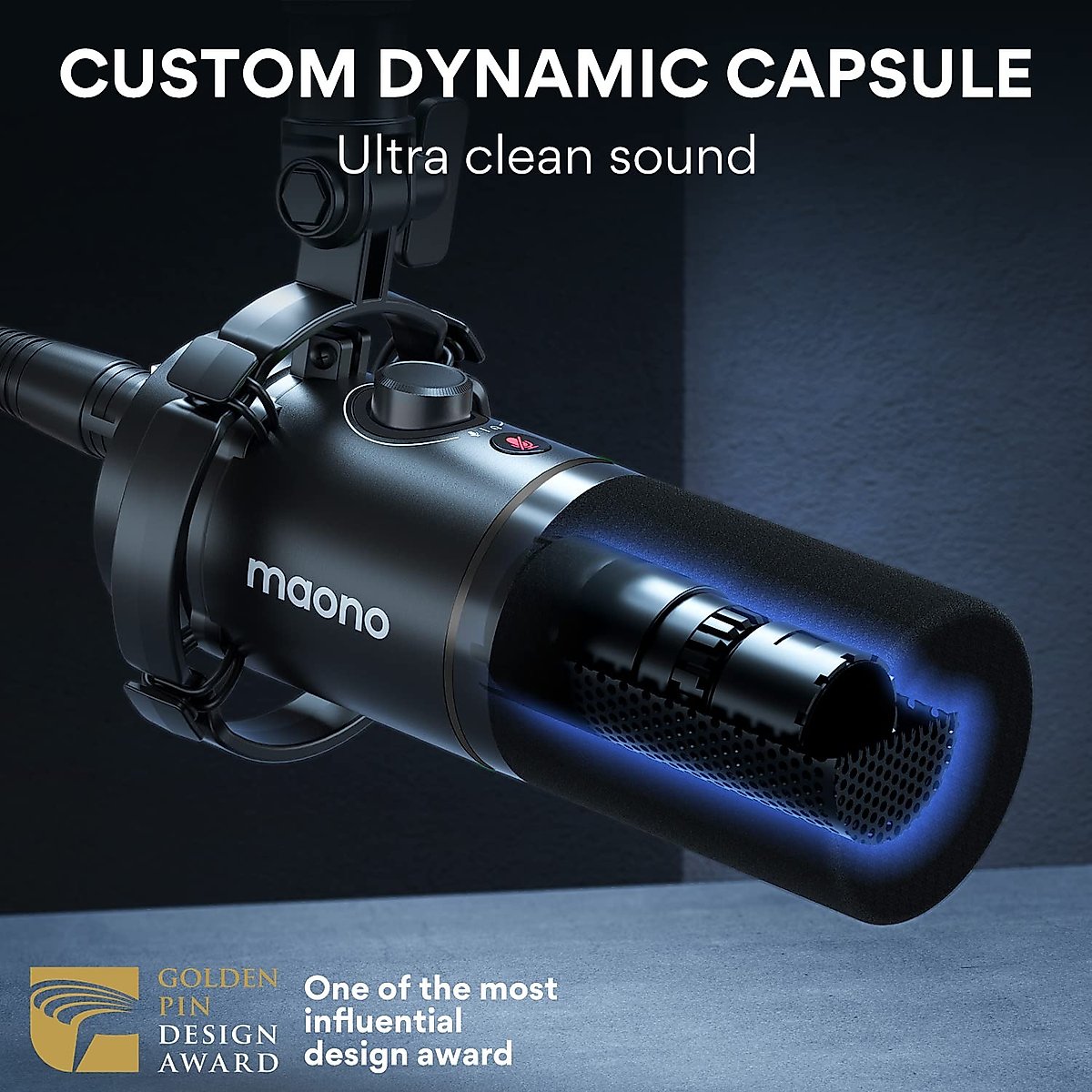 MAONO AU-A04 USB Microphone with PD200X Dynamic Microphone Bundle for Podcast, Studio, Streaming, Recording, Vocal