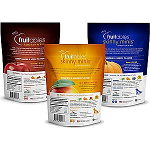 Fruitables Skinny Minis Apple Bacon, Pumpkin Berry, Mango - Variety 3 Pack