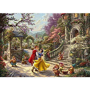 Schmidt | Thomas Kinkade: Disney Snow White - Dancing with The Prince - 1,000 Pieces | Adult Jigsaw Puzzle | Ages 12+