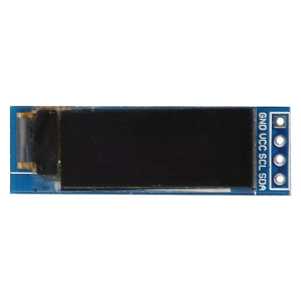 0.91in OLED LCD Display Module IIC I2C Serial OLED Full Color White/Blue LCD Module 128 x 32 for AVR PIC STM32(Blue)
