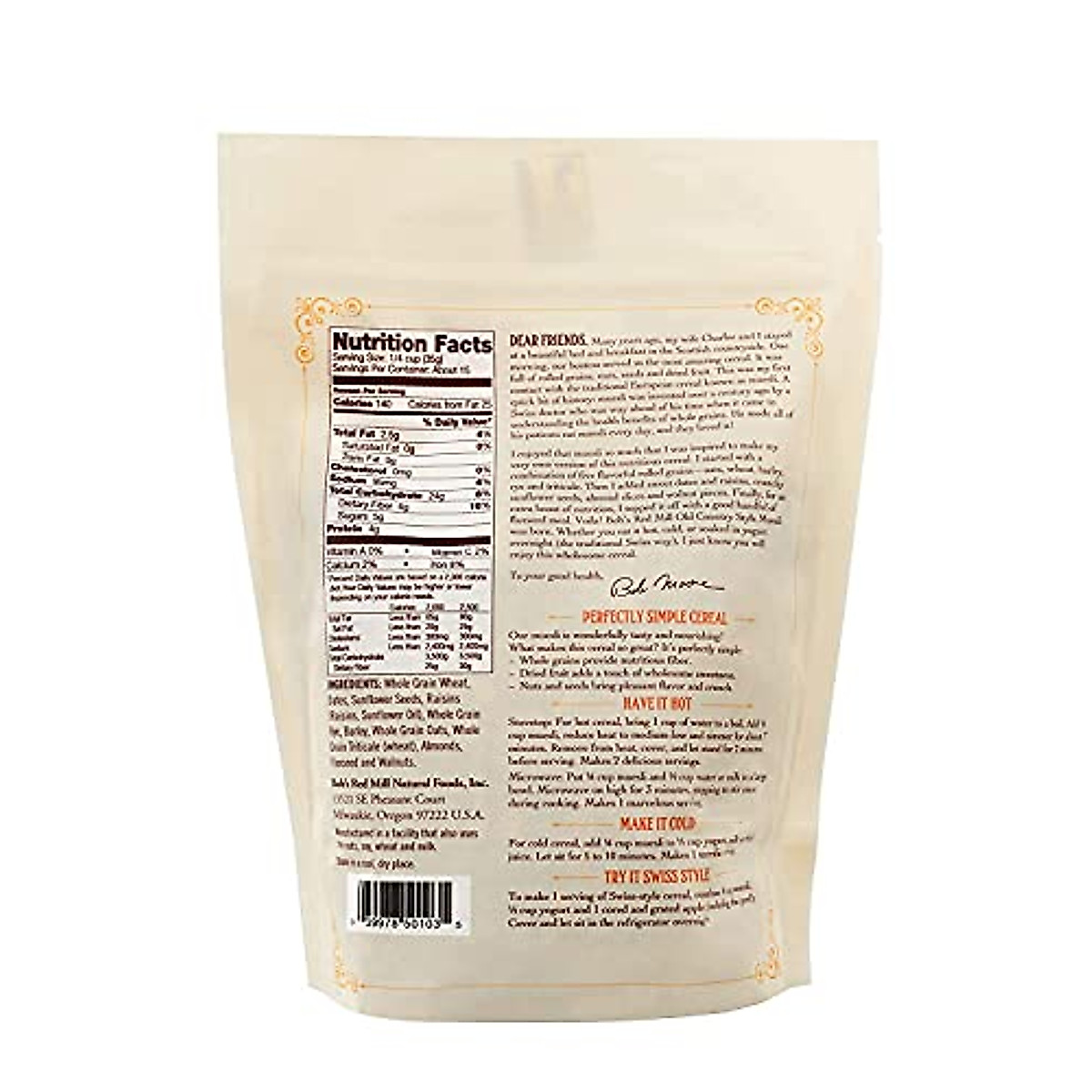 Bob's Red Mill Muesli (2x18 oz.)