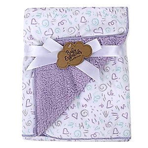 Sherpa Fleece Baby Blankets for Boys and Girls – Colorful, Reversible Baby Blankets for Newborns, Infants, Toddlers, and Nursery (Dreams & Doodles)