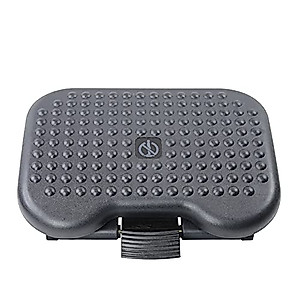 AKOZLIN Adjustable Under Desk Footrest Comfy Rest, Ergonomic Foot, Pressure Relief for Comfort Home, Office
