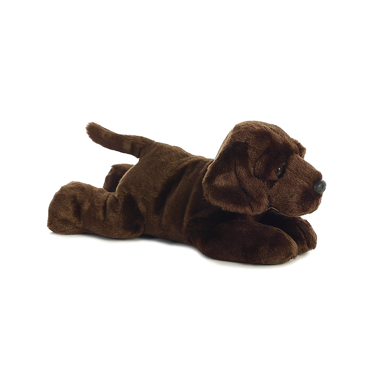 Aurora® Adorable Flopsie™ Max™ Chocolate Lab Stuffed Animal - Playful Ease - Timeless Companions - Brown 12 Inches