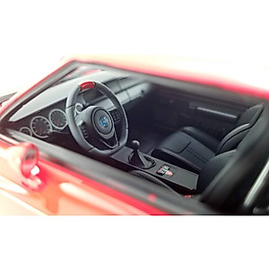 1968 Dodge Super Charger Concept Red with Black Tail Stripe USA Exclusive Series 1/18 Model Car by GT Spirit for Acme US036