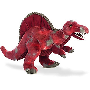 Aurora® Ferocious Dinos & Dragons Spinosaurus Stuffed Animal - Prehistoric Fun - Cuddly Companions - Red 17.5 Inches