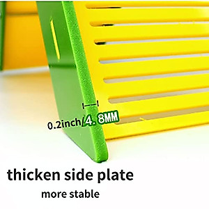 Parrot Toy Bird Intelligence Skill Training Slide Toy Parrot Educational Toys for Conures Parakeets Cockatiels