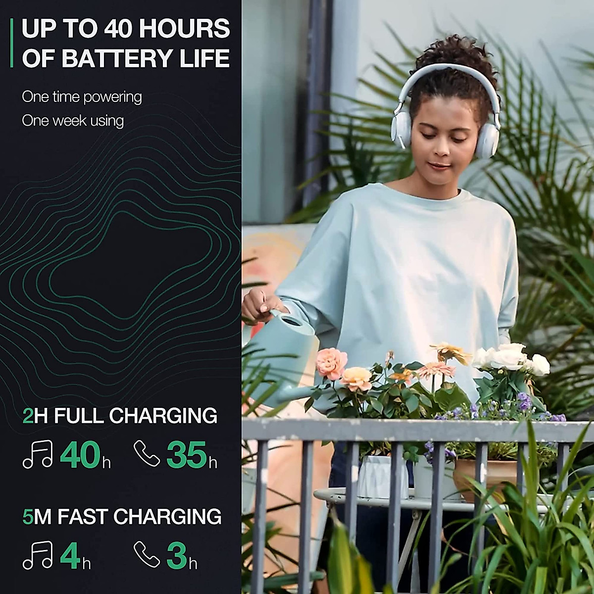 Yealink BH72 Teams Wireless Headset Bundle with Blue Beacon Range Extender - Global Teck Bundle with Blue Tooth Wireless DongleRange Extender and Global Teck Microfiber Cloth, Gray