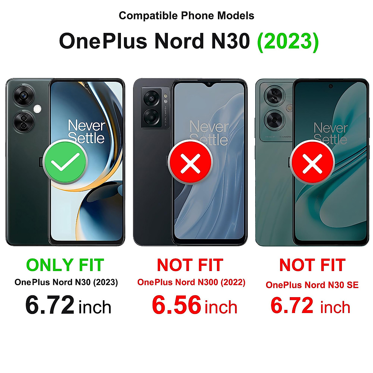 Fit for OnePlus Nord N30 5G Case with Slide Camera Cover & Screen Protector (2 Pack), Build in 360° Rotating Ring Kickstand [Military Grade] Protective Case for Nord N30 5g Case, Green