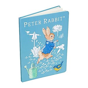 CRYSTAL ART Notebook - Beatrix Potter Peter Rabbit Notebook Kit - Create a Sparkling Notebook Cover Using Crystals - for Ages 8 and up
