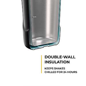 Transformation Performance Shaker BlenderBottle® | Double Insulated, Leak Proof & BPA Free | Perfect for Protein Shakes/Powder Mix | 26 Oz with Steel Whisk Ball (1)