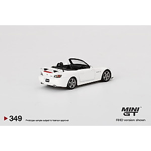 Mini GT 1:64 Honda S2000 AP2 Type S Grand Prix White 349 DIECAST Model MGT00349 True Scale Miniatures