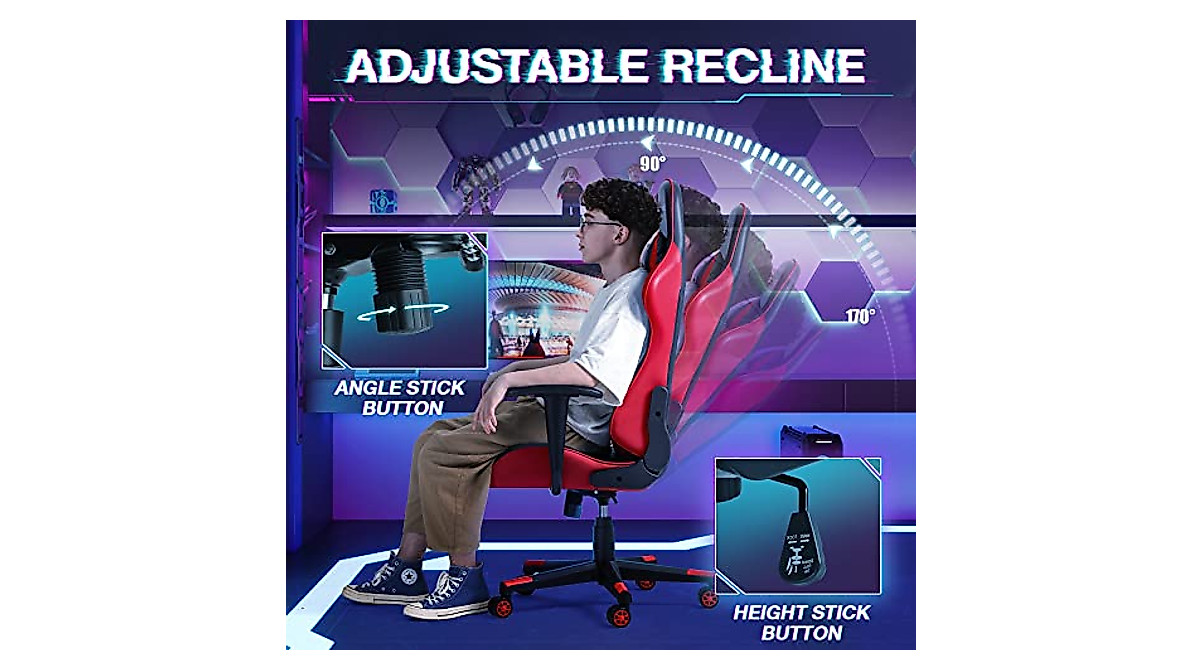 Devoko Ergonomic Gaming Chair - Adjustable High Back PC Chair