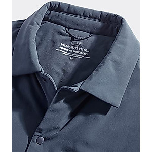 vineyard vines Men's Marine Air Shirt Jacket, Blue Blazer, XX-Large