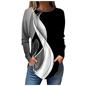 Long Sleeve Shirt Women Fall Ribbed Full Sleeve Turtle Neck Long Sleeve Blouse Plain Tropical Women Flannel Shirts Family Plus Size Tunic Tops 01 White L