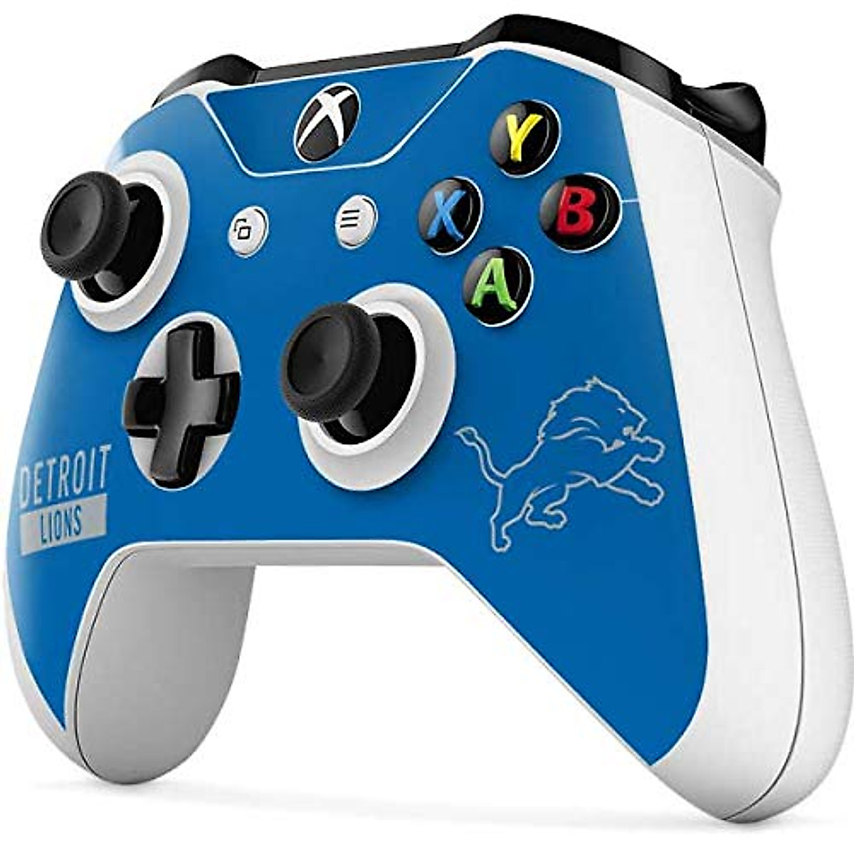 Skinit Decal Gaming Skin Compatible with Xbox One S Controller - Officially Licensed NFL Detroit Lions Blue Performance Series Design