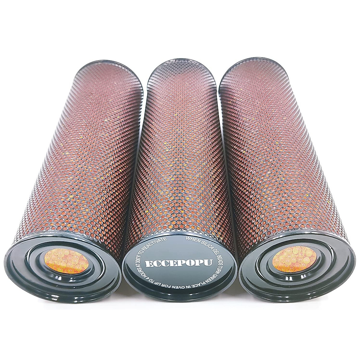 Dehumidifier for Gun Safe, Moisture Absorbers, ECCEPOPU 400g Reusable Desiccant Canister for Safe, Cabinet, Tool Box(3 Units)