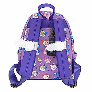 Loungefly Exclusive Alice in Wonderland Tea Pots Double Strap Shoulder Bag
