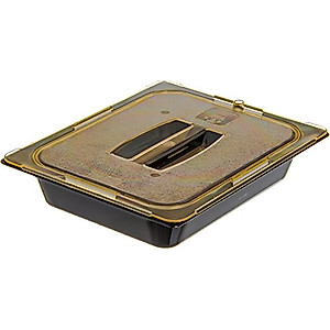 Carlisle FoodService Products 10420B03 StorPlus High Heat Food Pan, 2.5" Deep, Half Size, Black