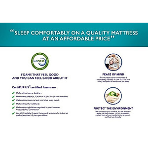 Signature Sleep 6” Coil Mattress made with CertiPUR-US® certified foam , Twin,White