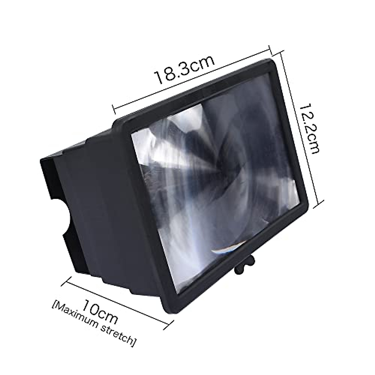 YACSEJAO Phone Screen Magnifier Foldable Holder Stand Anti-Blue Light Mobile Phone Screen Enlarger Mobile Phone 3D Magnifier Projector Screen for All Smartphones