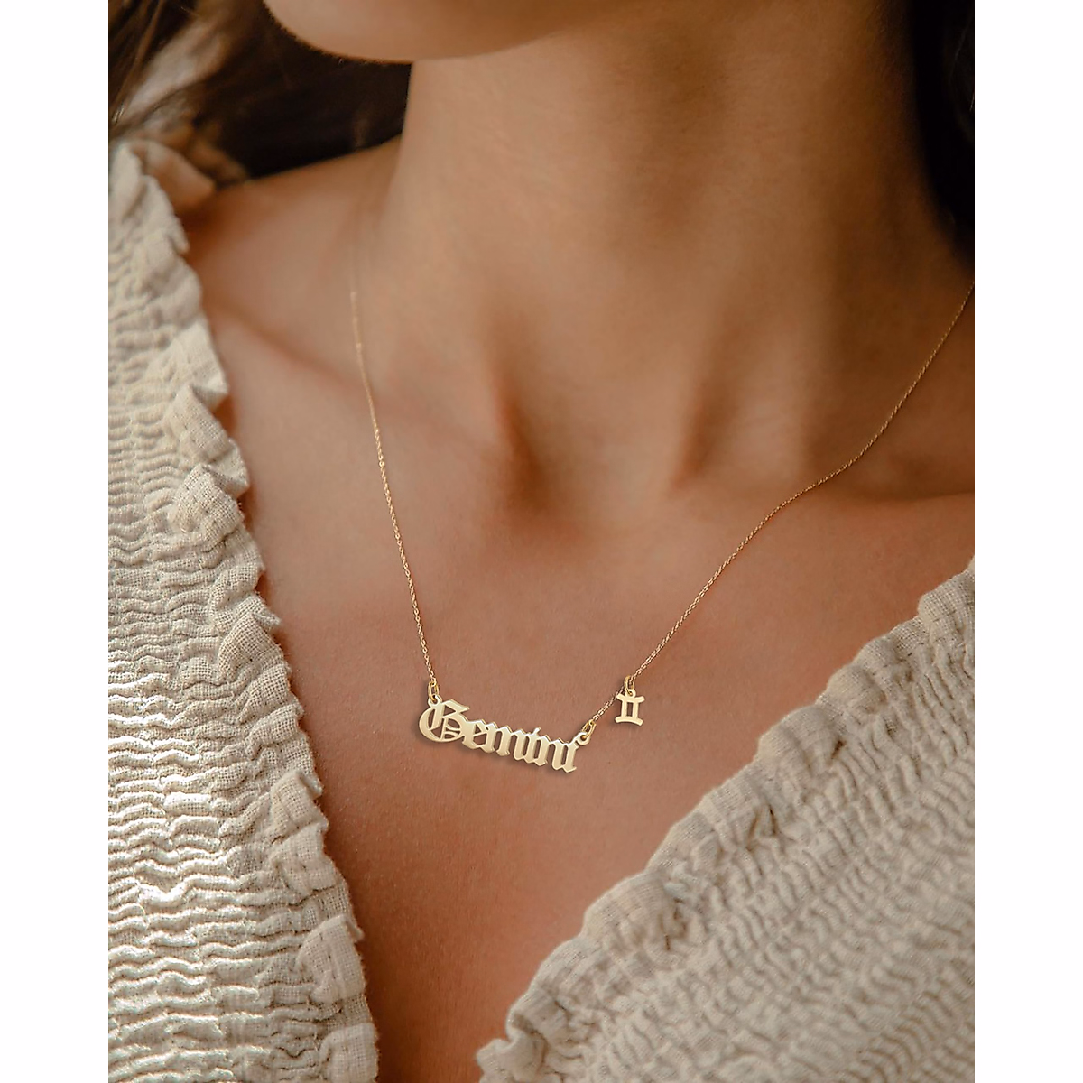 QXTX Taurus Necklace,Taurus Necklace for Women,Zodiac Necklace,Horoscope Constellations Necklace(Gold,Taurus)