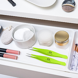 Majestic Bombay Fine Point Tweezers for Women and Men – Splinter Ticks, Facial, Brow and Ingrown Hair Removal–Sharp, Needle Nose, Surgical Tweezers Precision Pluckers best tweezers for chin hair