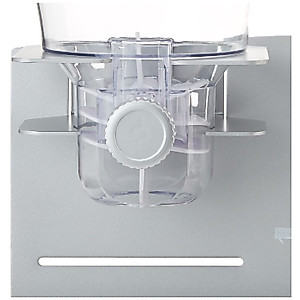 Zevro Commercial Plus Dry Food Dispenser, Dual Control, Stainless Steel, Silver/Chrome