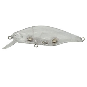 Free Eye 10pcs Unpainted Crank Bait Fishing crankbait Topwater Freshwater 92mm 9.69g Blank VIB Lures Clear Hard Baits Trout Salmon Minnow Lure Popper Lures JXN4